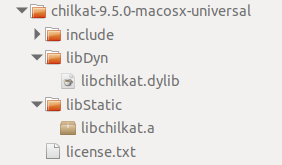 Chilkat C / C++ Libraries for MAC Apple Silicon